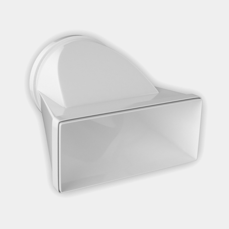 Futuro Duct Adapter for Recessed Ceiling Recirculation System